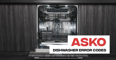 asko dishwasher error code f12 asko appliance support