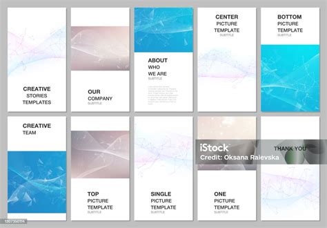 소셜 네트워크 스토리 디자인 수직 배너 또는 전단지 템플릿 전단지 전단지 브로셔 커버 광고 배너템플릿을 다룹니다 과학 또는 의료 개념 설계를 위한 웨이브 플로우 배경 형판에