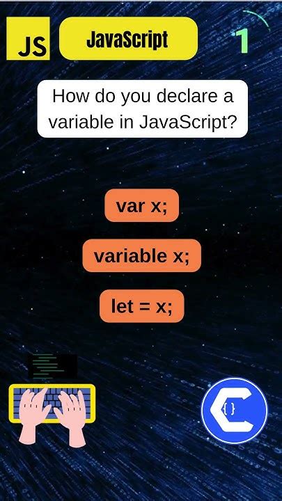 How Do You Declare A Variable In Javascript Javascript Coding