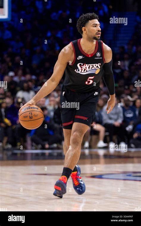 Philadelphia 76ers Quentin Grimes In Action During An Nba Basketball