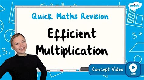 👉 Efficient Multiplication Ks2 Maths Concept Video