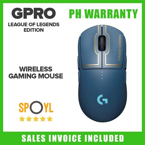 Logitech G Pro Wireless Mouse League Of Legends Edition Spoyl STore Shopee Philippines