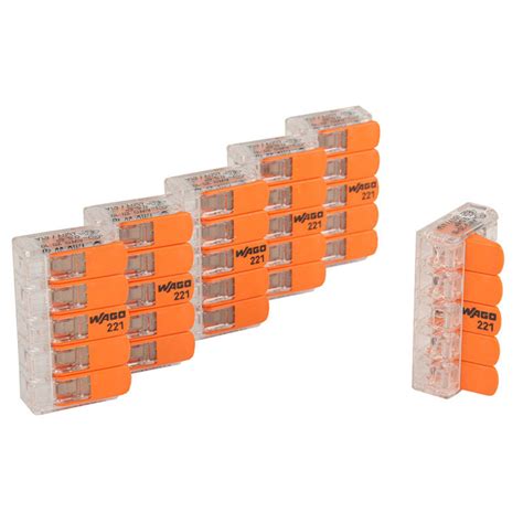 Wago Wagoklemme 221 61515er Pack Elv Elektronik Haustechnik