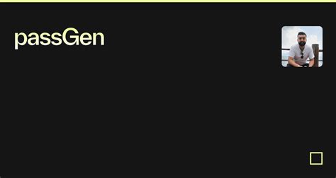 PassGen Codesandbox