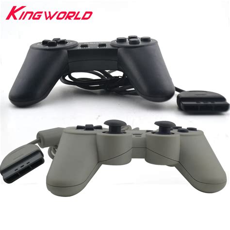 NEW Black Grey Color Classic Wired Game Controller Gamepad Joystick For PS1 For PlayStation 1