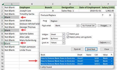 Remove Blank Rows In Excel Ways VBA