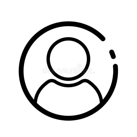 Person Profile User Avatar Vector Icon Stock Vector Illustration Of User Sign 348839375