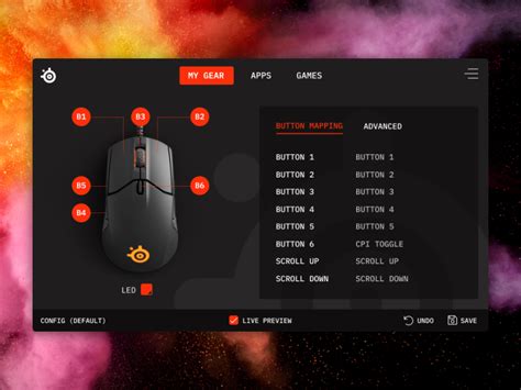 Steelseries App Engine Steelseries App App Interface