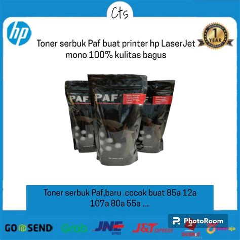 Jual Isi Ulang Toner Cartridge Mono Paf Buat Printer Hp Laserjet Monochrome Cocok Untuk
