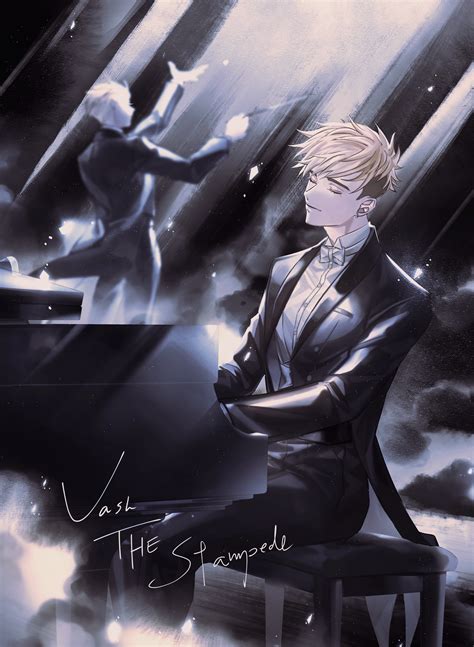 Vash The Stampede And Millions Knives Trigun And 1 More Drawn By