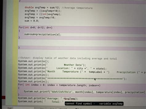 Apcsa Why Is The Variable Not Being Found Rhomeworkhelp