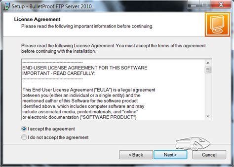 HOWTO Installing BPFTP Server 2010 BulletProof FTP Server