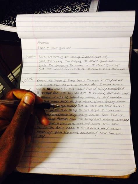 Writing Bars As You Can See Rap Music Writing Rap