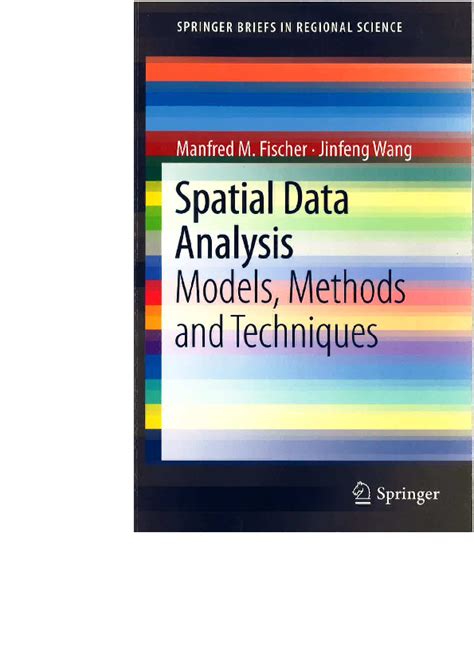 Pdf Spatial Data Analysis Models Methods And Techniques