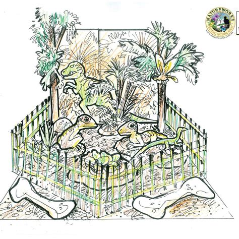 Nest With Theropod Eggs Sculpture Statue