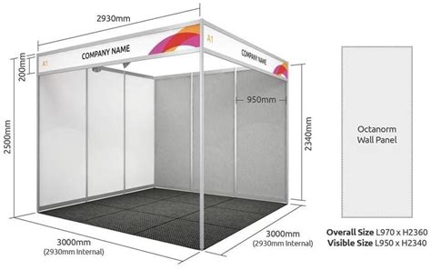Different Sizes Of Octanorm Stalls For Exhibition In 2023 Orange