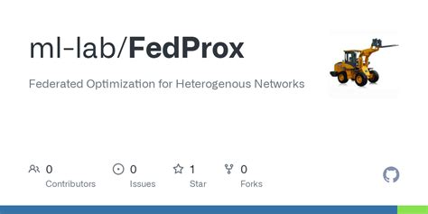 Github Ml Lab Fedprox Federated Optimization For Heterogenous Networks