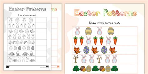 Easter Patterns Teacher Made Twinkl