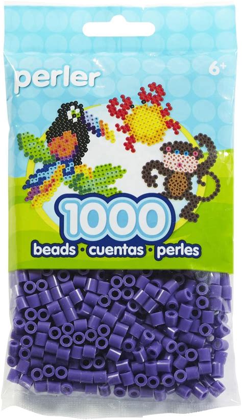Perler Beads Fuse Beads For Crafts 1000pcs Purple Arts