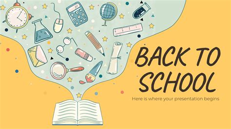 Back To School Powerpoint Ppt Slide Templates Free Download On Pngtree