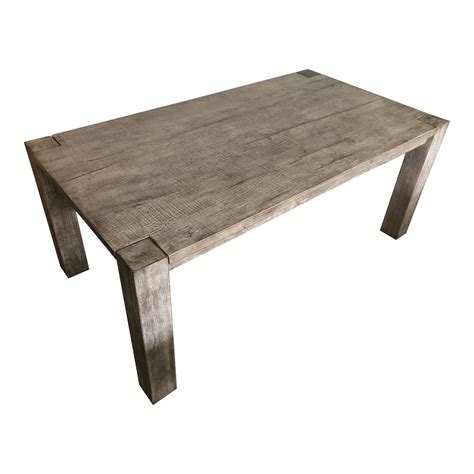 Restoration Hardware Reclaimed Russian Oak Parsons Rectangular Dining