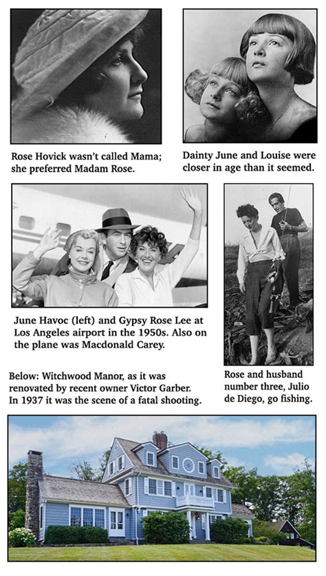 June Havoc And Louise Gypsy Natalie Wood Rosalind Russell And June