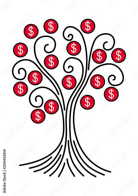 Money Tree Silhouette