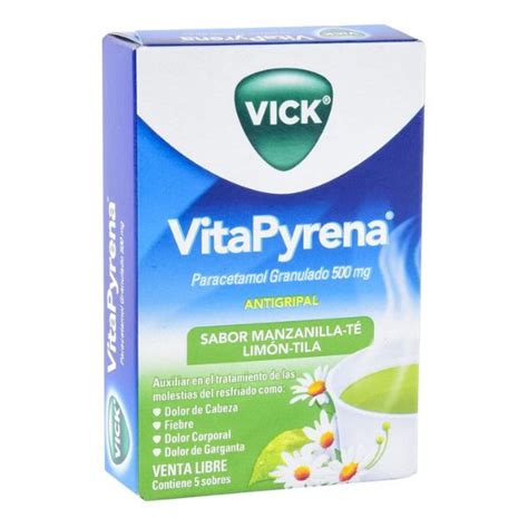 Vick Pyrena Té Limón Tila Con 5 Sobres De 5 Mg Farmacia Sanorim