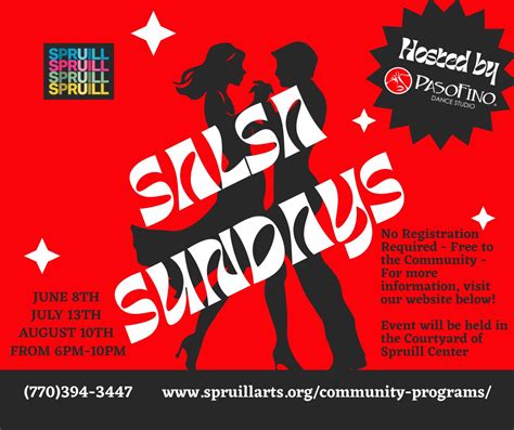 Salsa Sunday Spruill Center For The Arts