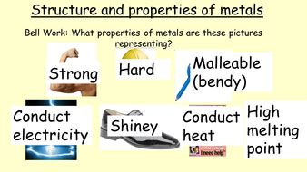 Structure And Properties Of Metals Teaching Resources