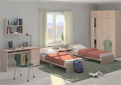 Мебель для общежития эконом класса от производителя - 86 фото