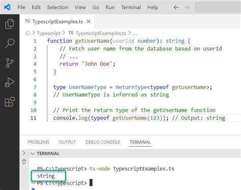 How To Get The Return Type Of A Function In Typescript