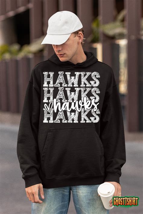 Hawks School Spirit Wear Game Day Sport Fan T Shirt