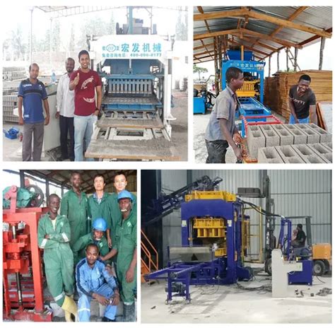 qt6 15 block making machine brick making machinery concrete block