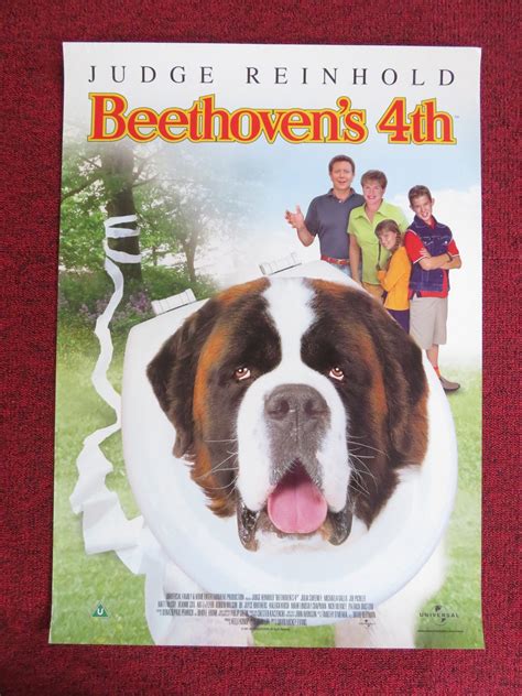 Beethovens 4th Vhs Video Poster Judge Reinhold Julia Sweeney 2001