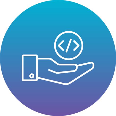 Coding Generic Flat Gradient Icon Coding Generic Flat Gradient Icon