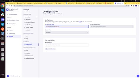 Strapi Bug With Set Custom Email Plugin Sendiblue Or Sendgrid
