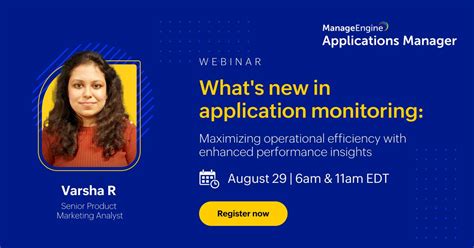Manageengine Applicationsmanager Webinar Monitoring Manageengine Itom