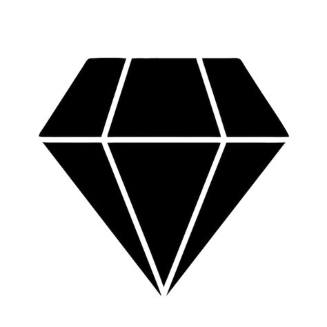 Daimond Pictogram Premium Ai Generated Vector