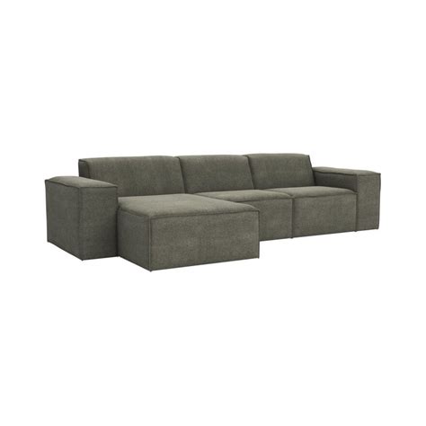 Jakobsen Quadrato Grønn 3 Seter Med Sjeselong