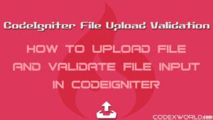 Form Validation CodexWorld