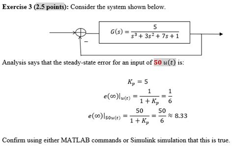 Solved Exercise Points Consider The System Shown Chegg