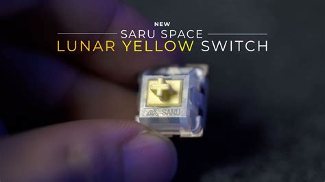 Saru Lunar Yellow Switch Typing Test Youtube