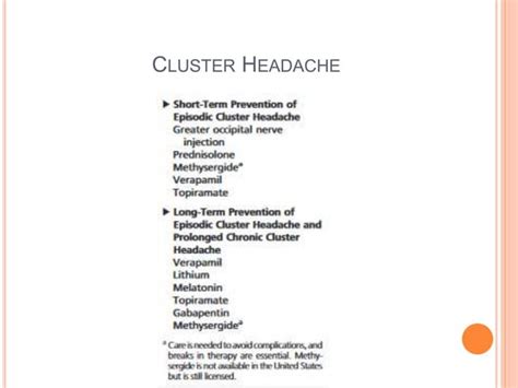 Trigeminal Autonomic Cephalalgias Pptx