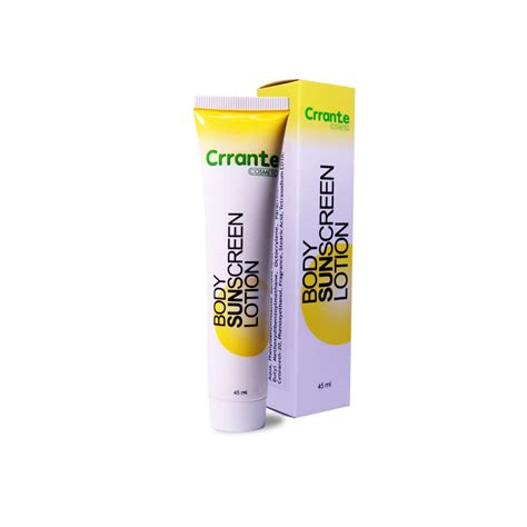 Body Sunscreen Crrante Cosmetics