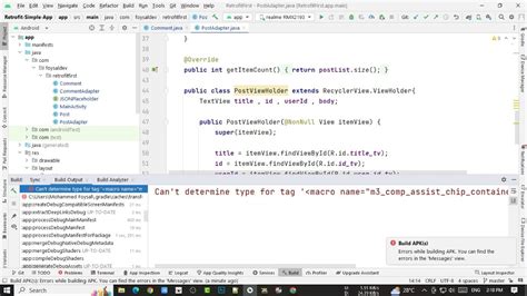 Fix Cant Determine Type For Tag Macro Name M3compassistchip