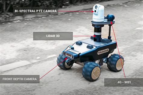 Robotniks Rb Watcher Mobile Surveillance Robot Has Bi Spectral Ptz Camera And 4g Connectivity