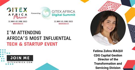 fatima zohra iraqui on linkedin gitex africa 2023