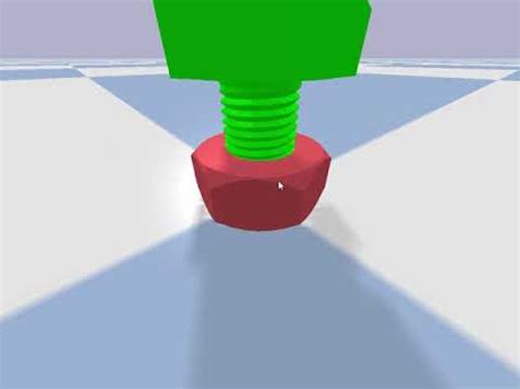 PyBullet Nut And Bolt Using Contact Constraints No Other Joints YouTube