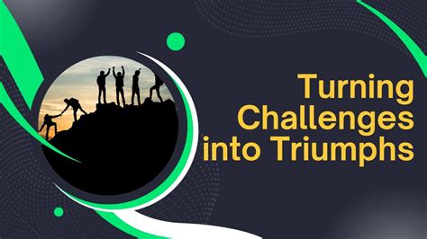Turning Challenges into Triumphs - YouTube